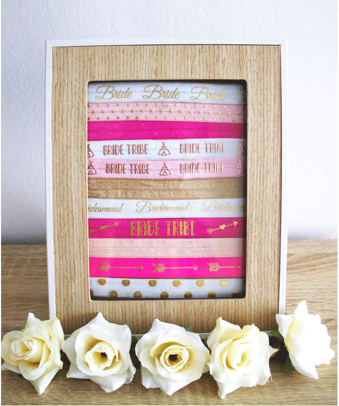 Bracelet EVJF "Team Bride Tipi" blanc - Accessoires EVJF